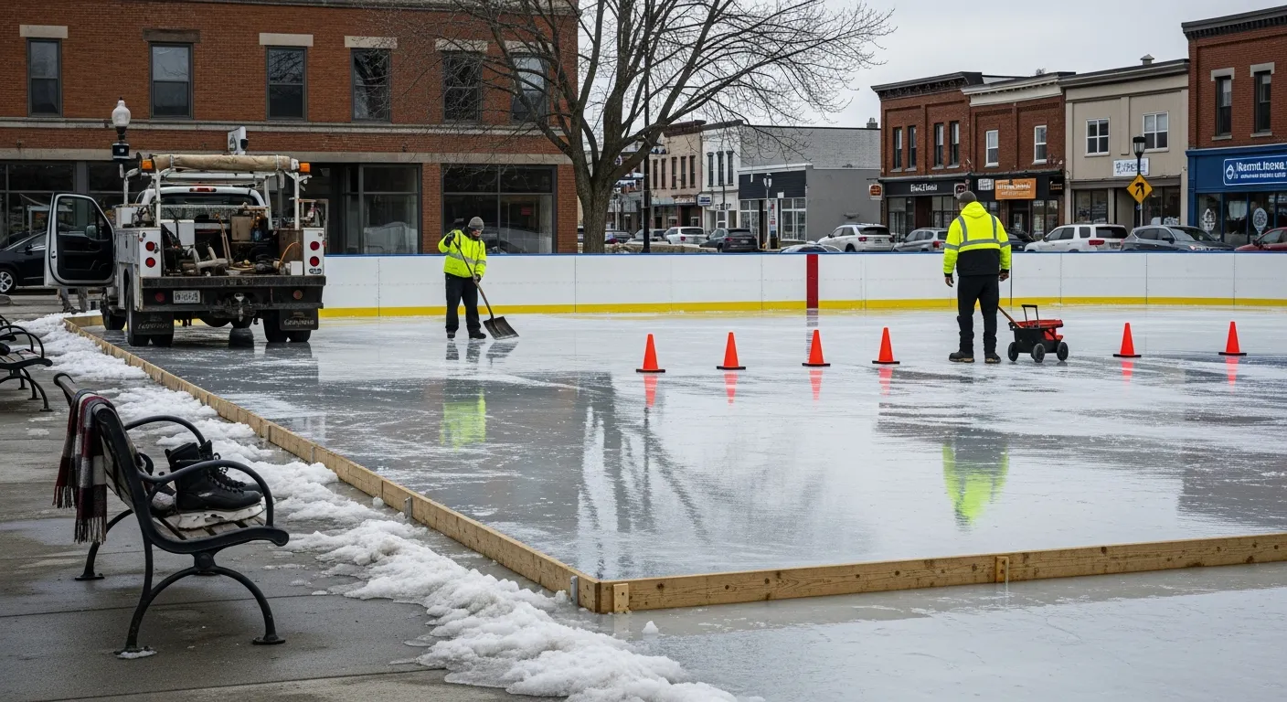 Warm Weather Ends 2026 Skating Season at Amherst Outdoor Rink ...
