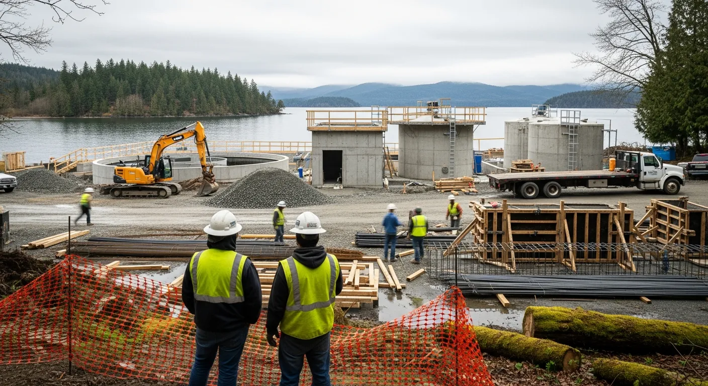 Maxwell Lake Water Plant Construction Starts on Salt Spring Island ...